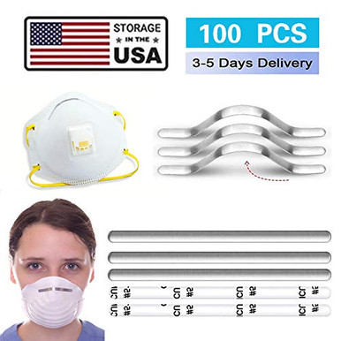 Nose Bridge for Mask, Aluminum Strips Nose Wire, Adhesive Aluminum Flat ...