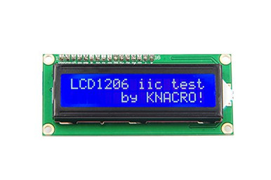 KNACRO IIC I2C TWI 1602 Serial Blue Backlight LCD Module for Arduino ...