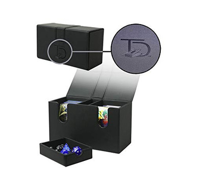 TopDeck 200 Card Dual Deck Box Pro | Leather Card Holder | 200 Cards ...