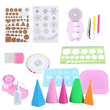 Tangxi Quilling Kit Complete Quilling Paper Set with All Necessary DIY ...