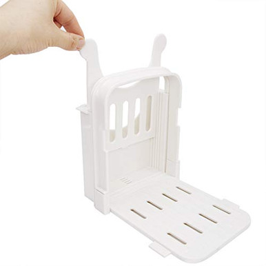 Bread Slicer, Bread Slicer Folding Adjustable 5 Style Slice Thicknesses ...