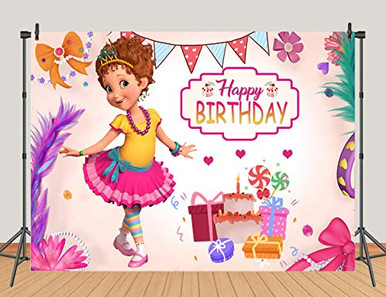 Cartoon Fancy Nancy Theme Photography Backdrop 5x3ft Girls Princess ...