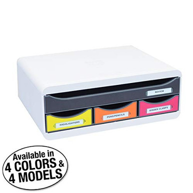 Ultimate Office 4 Compartment Monitor Stand Sorter and Storage System ...