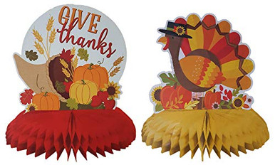 give thanks 2 Pack 10 Inch Thanksgiving Tissue Paper Honeycomb ...