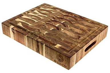 AVIGNON HOME Large End Grain Wooden Cutting Board Chopping Boards for ...