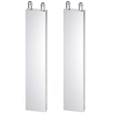 DIYhz Aluminum Water Cooling Block, Liquid Water Cooler Heat Sink ...
