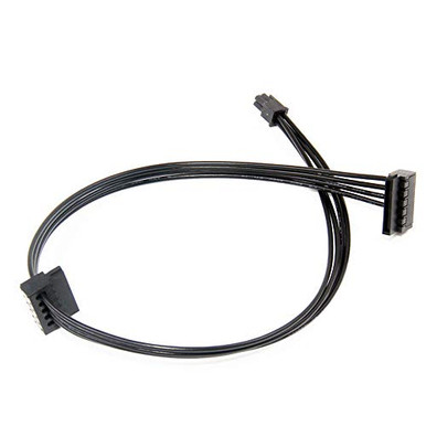 Computer PC Case Power Supply Adaptor Cable ATX Mini 4pin to 2 × ...