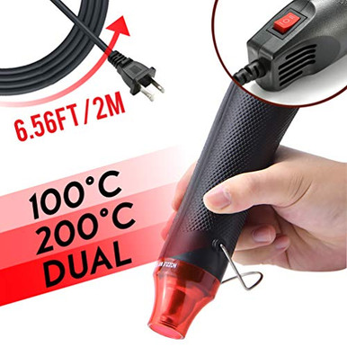 iCom Heat Gun, Mini Hot Air Heat Tools for DIY Embossing and Shrink ...