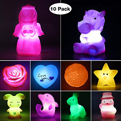 Sky castle 10 Pack Light up Toys Set Birthday Party Favors for Kids ...