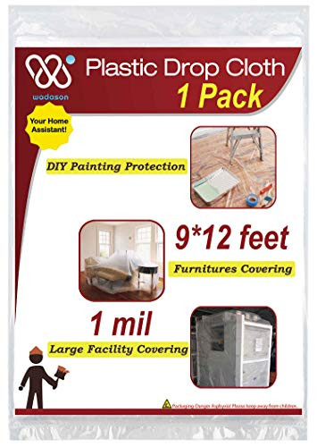 Plastic Sheeting Drop Cloth for Painting Plastic Painting Tarp Clear ...