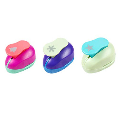 NUOBESTY Paper Punches Craft Hole Punch DIY Embossing Machine Pine ...