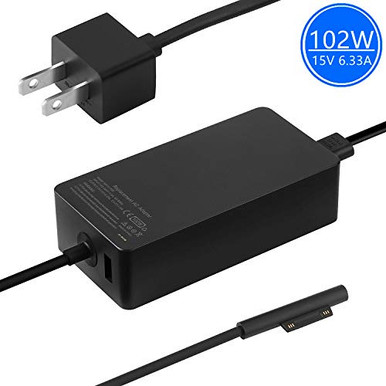 Surface Book 2 Charger 102W 15V 6.33A Power Adapter Supply Replacement ...