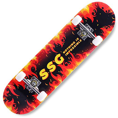 Homeway Standard Skateboards for Beginners Complete Skateboard 31 x 788 ...