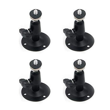 Tulead Black Security Camera Mount Iron Camera Bracket Arlo Wall Stand ...
