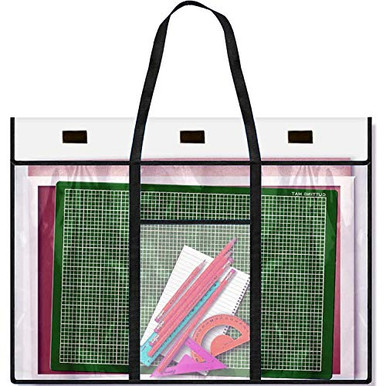 Youngever Large Poster Bag Heavy Duty Bulletin Board Storage Bag 30 ...