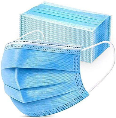 Disposable Face Masks 3 Ply Protection Safety Mask for Air Pollution ...