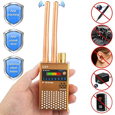 AntiSpy RF Detector Wireless Enhanced Dual Antenna Bug Detector Signal ...