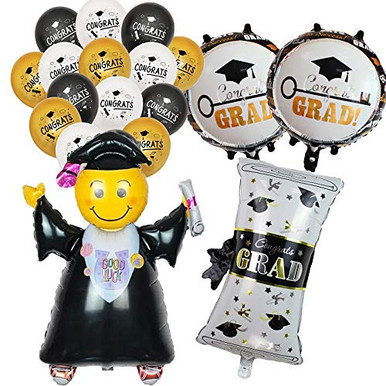 Graduation Balloons Graduation Congratulate Graduate Letter Balloons ...