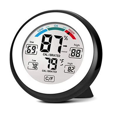 NANGOALA Digital Humidity Monitor Hygrometer Thermometer Indoor Room ...