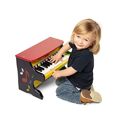 Melissa & Doug Learn-To-Play Piano With 25 Keys and Color-Coded ...