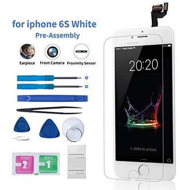for iPhone 6s Screen Replacement White 3D Touch Screen LCD Digitizer ...