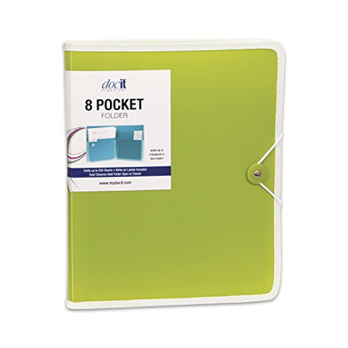 DocIt 8 Pocket Folder Multi Pocket Folder Perfect for School Office and ...