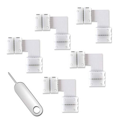 Philips Hue Lightstrip Plus 6-Pins to Cut-End L-Shaped Connector Light ...