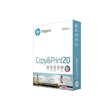 HP Printer Paper 85x11 CopyPrint 20 lb 1 Ream 500 Sheets 92 Bright Made ...