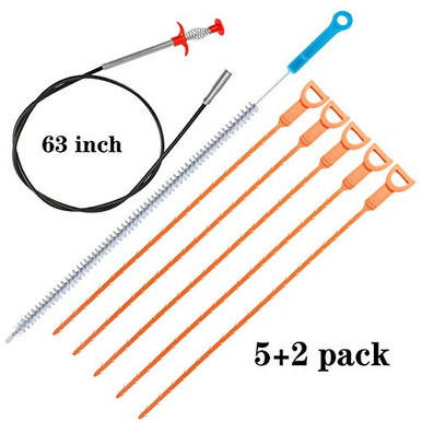 Sugelary Drain Clog Remover Hair Snare Drain Cleaner Drain Hair Remove ...