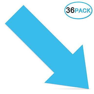 12 Inch Arrow Decal Removable Adhesive Arrow Stickers 36 Pack, Marking ...