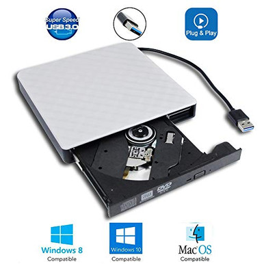 Portable External DVD CD Player Burner USB 30 Optical Drive for HP Envy ...