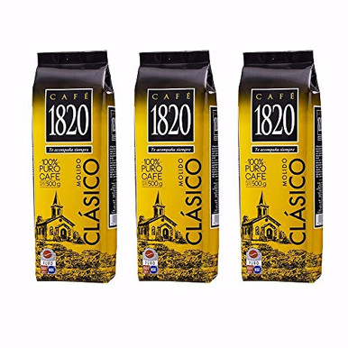 Cafe 1820 Molido - Costa Rica Gourmet Ground Premium Coffee - 17.6 oz ...