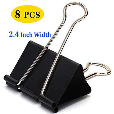 Upgrade Extra Large Binder Clips 24 Inch Width for Office 8 Pcs ...