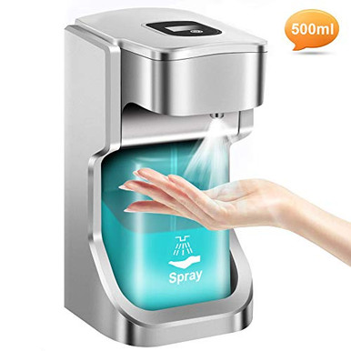 Rommisie Automatic Alcohol Spray Touchless, 500ml Large Capacity ...
