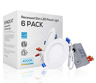 TORCHSTAR Premium 105W 4 Inch UltraThin LED Recessed Light with JBox ...
