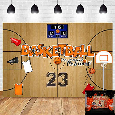Basketball Theme Photography Backdrops 5x3ft NBA Basketball Sports Boy ...