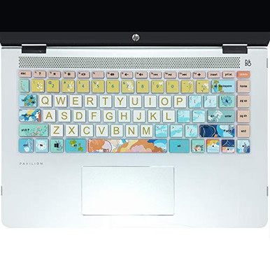 SANFORIN Keyboard Cover for 2020 2019 2018 HP 14 LaptopHP Pavilion x360 ...
