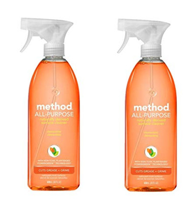 Method All Purpose Natural Surface Cleaning Spray 28 oz Clementine 2 pk ...