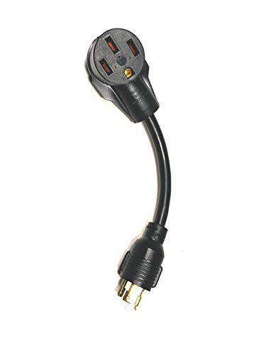 Andrew 1 FT 30 AMP Heavy Duty NEMA L630 Plug to 1450 Receptacle Adapter ...