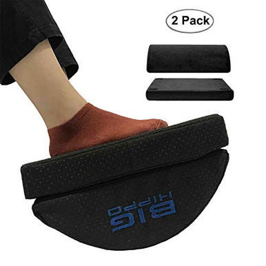 Big Hippo Adjustable Under Desk Footrest - Ergonomic Foot Rest with 2 ...