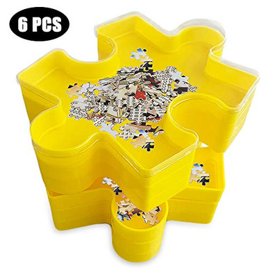 Stackable Puzzle Sorting Trays Jigsaw Puzzle Sorters with Lid Puzzle ...