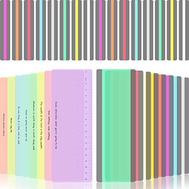 32 Pieces Guided Reading Strips Highlight Strips Colored Overlays ...