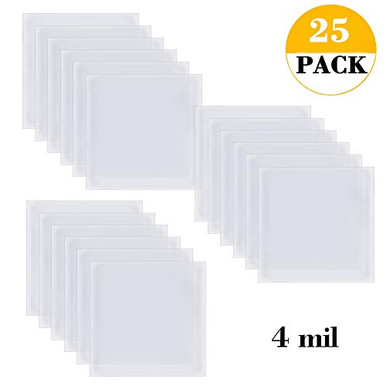 Allure Maek 25 Pieces 4 mil 01 mm 12 x 12 inch Blank Stencil Material ...