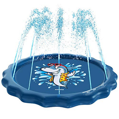 Aquadoo Sprinkler for Kids, Sprinkler Play mat Splash Pad, and Wading ...