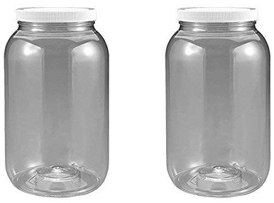 Clearview Containers 128 oz 1 Gallon Plastic Storage Containers wLids ...