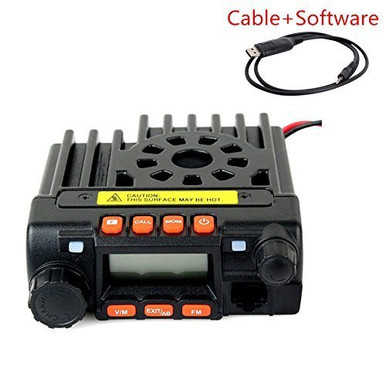 QYT KT8900 Dual Band Mobile Transceiver VHF/UHF 136-174/400-480MHz 25 ...