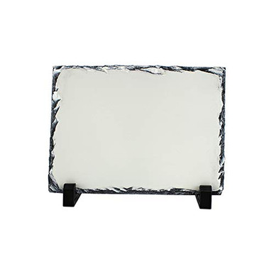 SubliSlate Sublimation Blank Slate 585 x 78 Rectangle with Display Feet ...