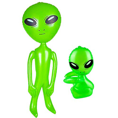 Inflatable Aliens 36 With Hug Me Alien Baby Inflate 12 Blow Up Alien ...