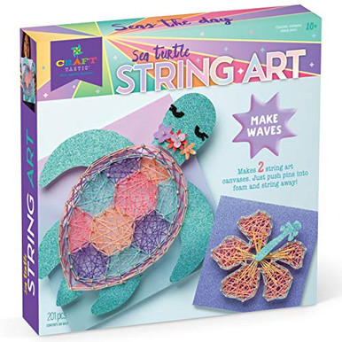 Craft-tastic String Art Kit Craft Kit Makes 2 String Art Canvases Sea ...