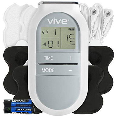 Vive Digital TENs Device Portable Muscle Stimulator Electrode Machine ...